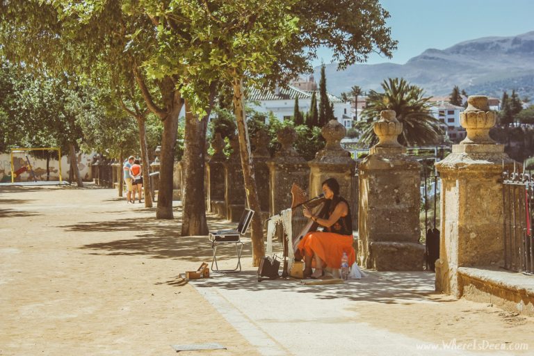 The white streets of Ronda - where • is • deea