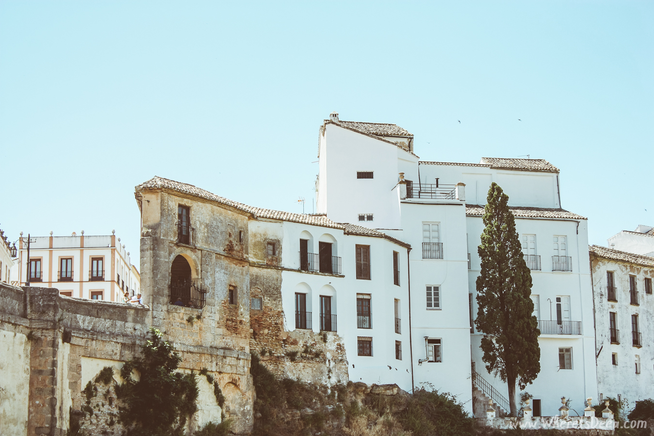 The white streets of Ronda - where • is • deea